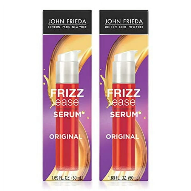 John Frieda Hair Serum, 1.69oz 2Pack, Frizz Ease Anti-Frizz, Heat ...
