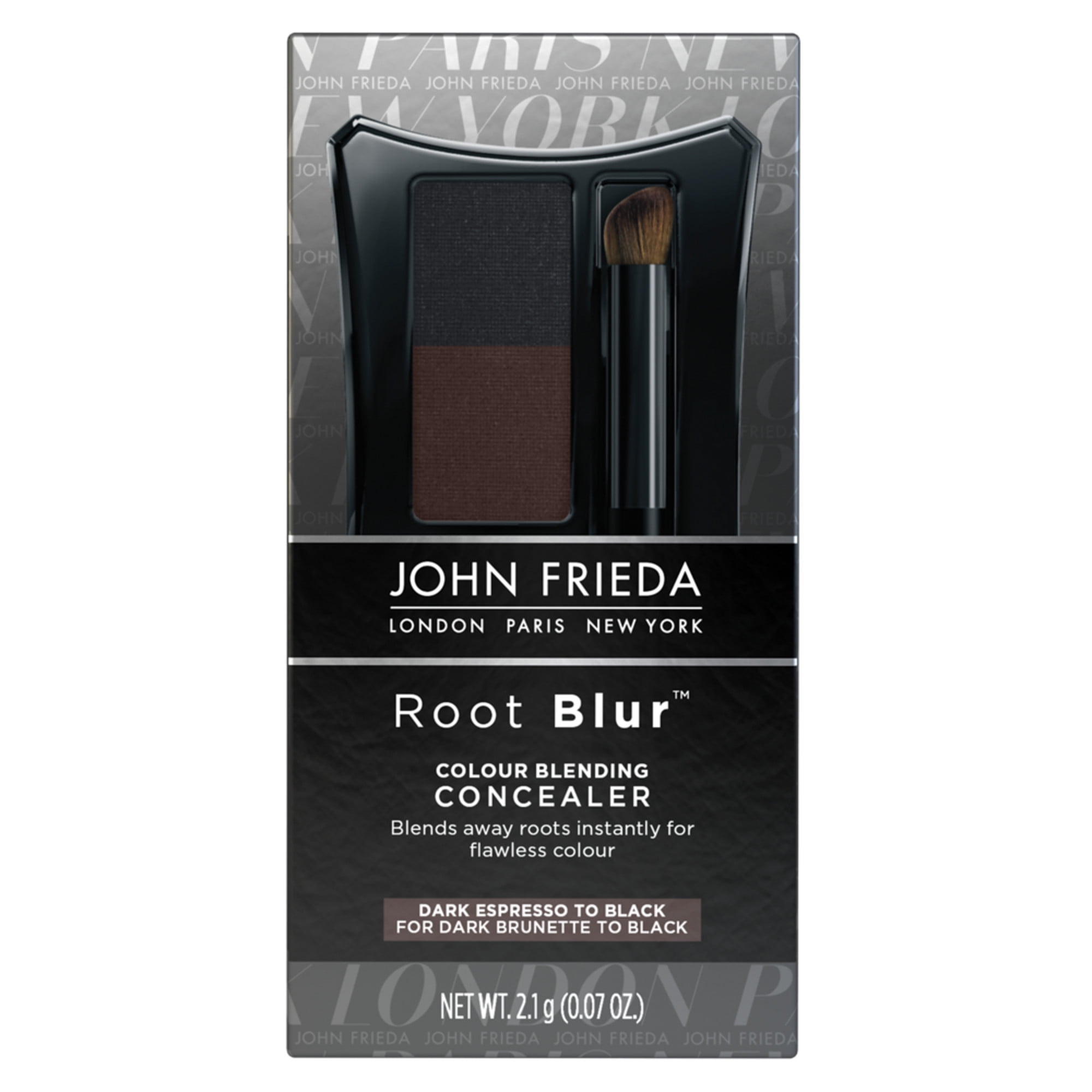 John Frieda Root Blur Temporary Root Concealer Powder, Dark Espresso to ...