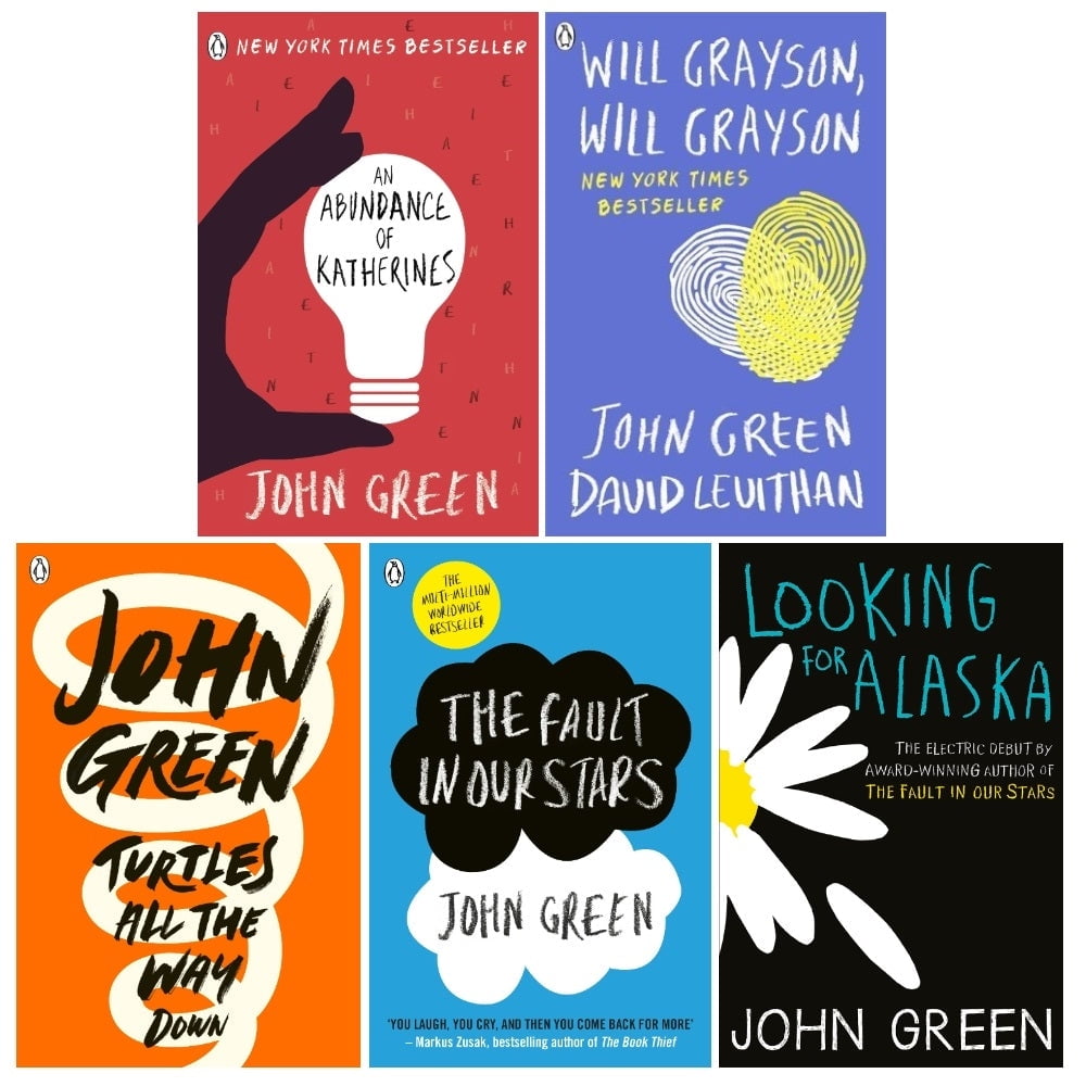 John Green Collection 5 Books Set (Looking for Alaska, The Fault in Our ...
