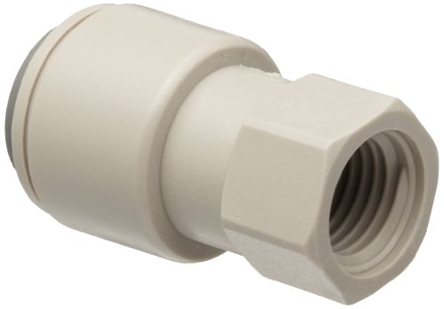 John Guest Acetal Copolymer Tube Fitting, Adaptor, 3/8" Tube OD x 1/4 ...