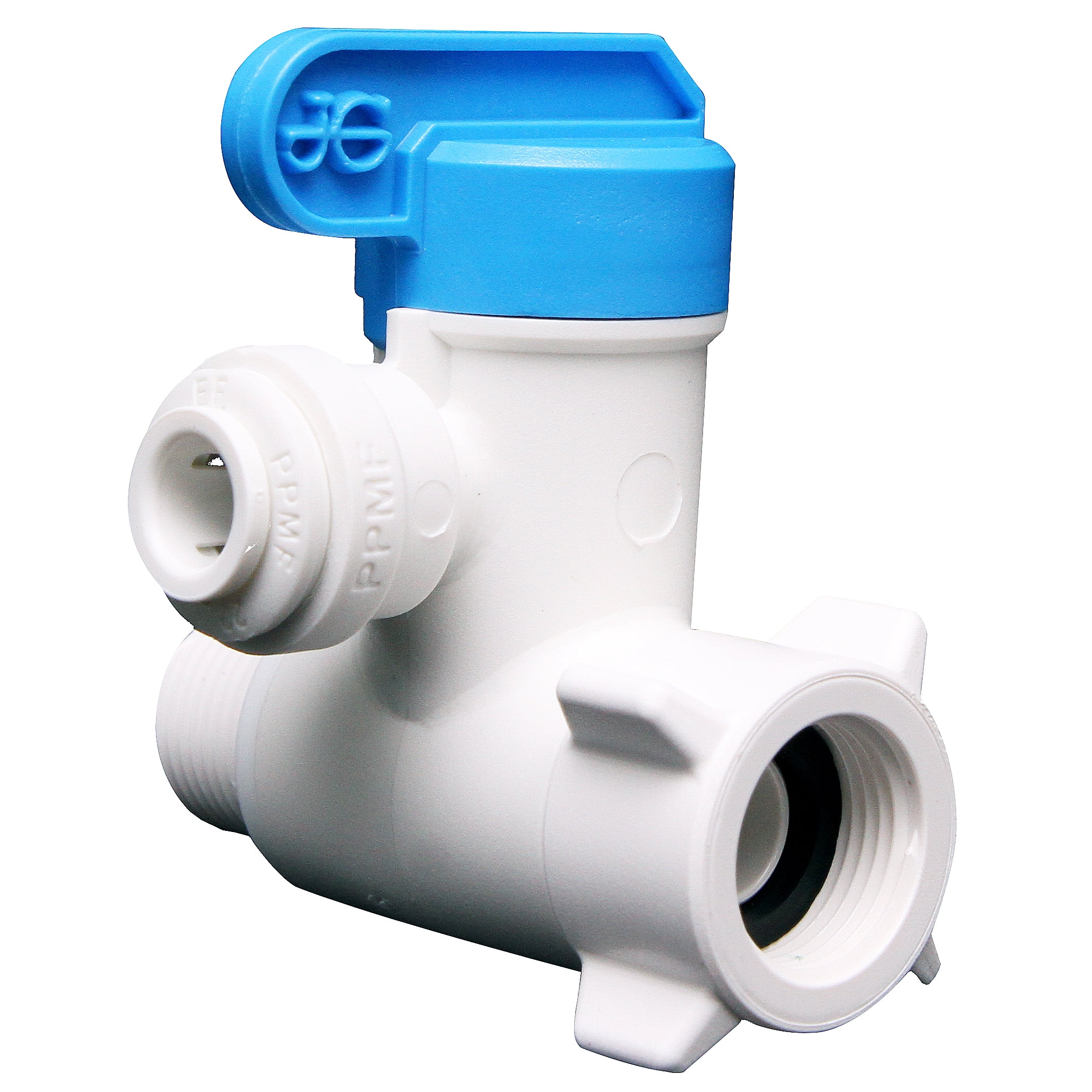John Guest Plastic Angle Stop Adapter Valve 3/8"x 3/8" x 1/4" Tube OD ...