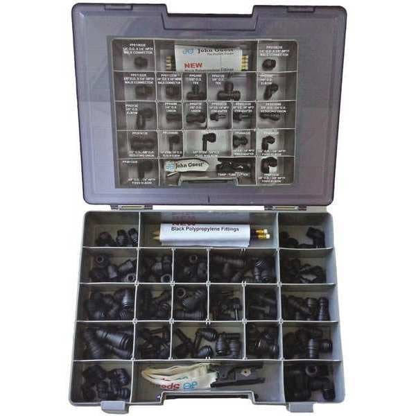 John Guest Service Repair Kit,Black,1/4", 3/8" Tube KIT-ISRKE - Walmart.com