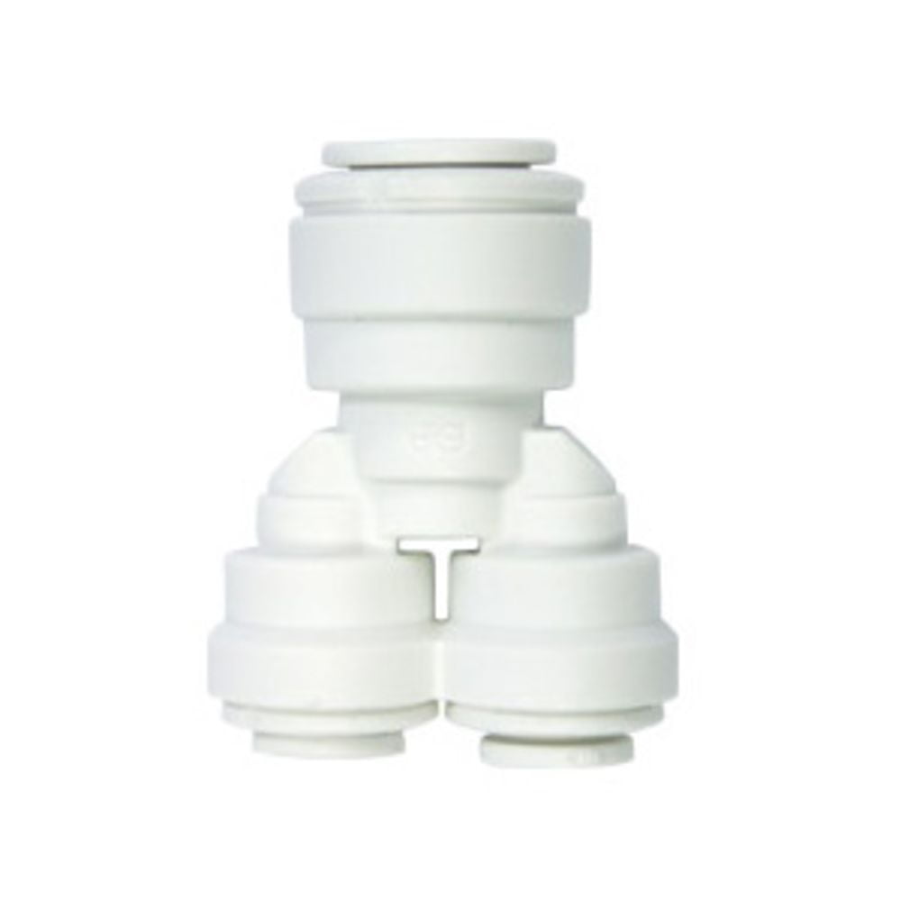 John Guest Two Way Divider Polypro - 3/8 x 1/4 x 1/4 - Walmart.com