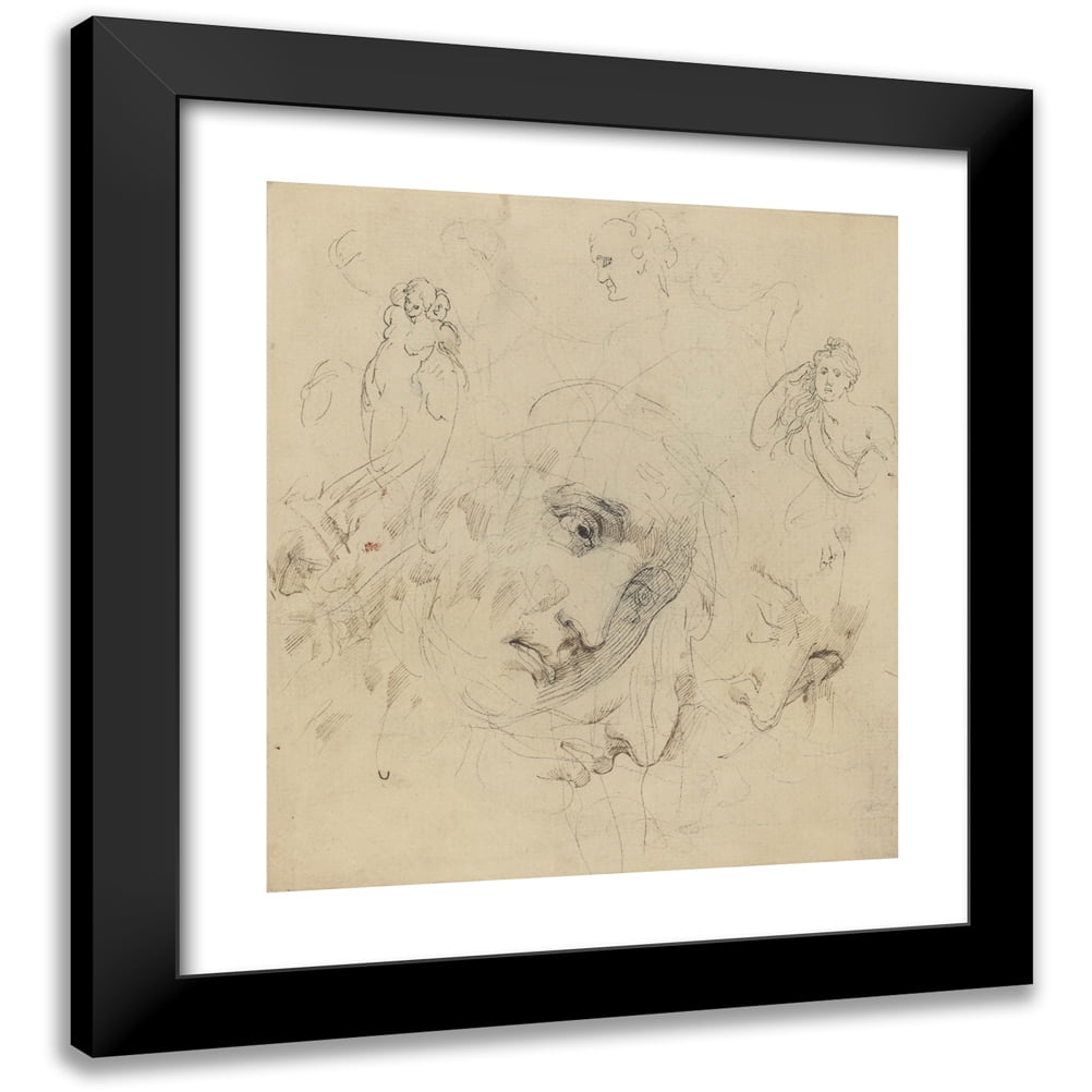 John Hamilton Mortimer 12x14 Black Modern Framed Museum Art Print ...