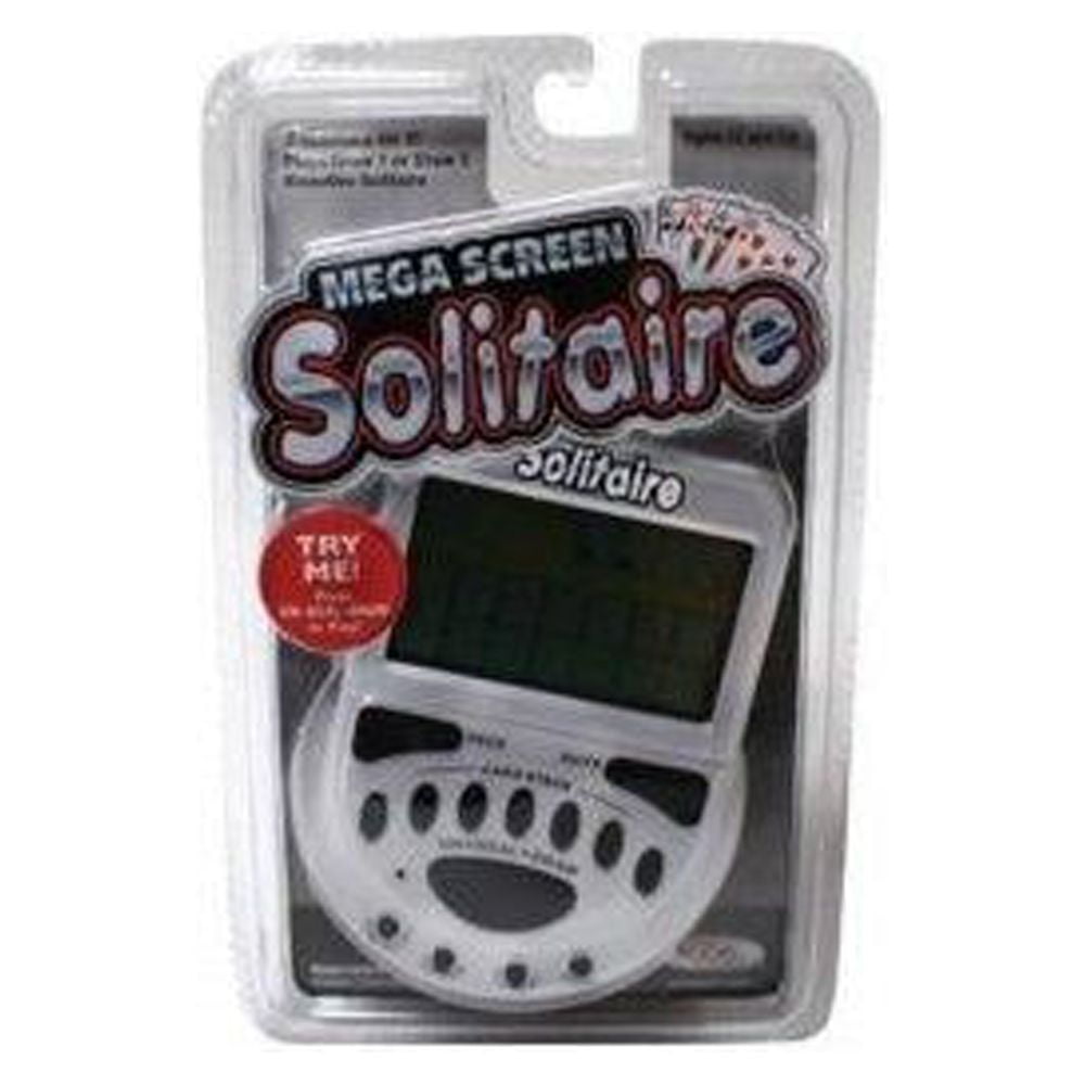 John Hansen Handheld Mega Screen Solitaire, Electronic Video Game for ...