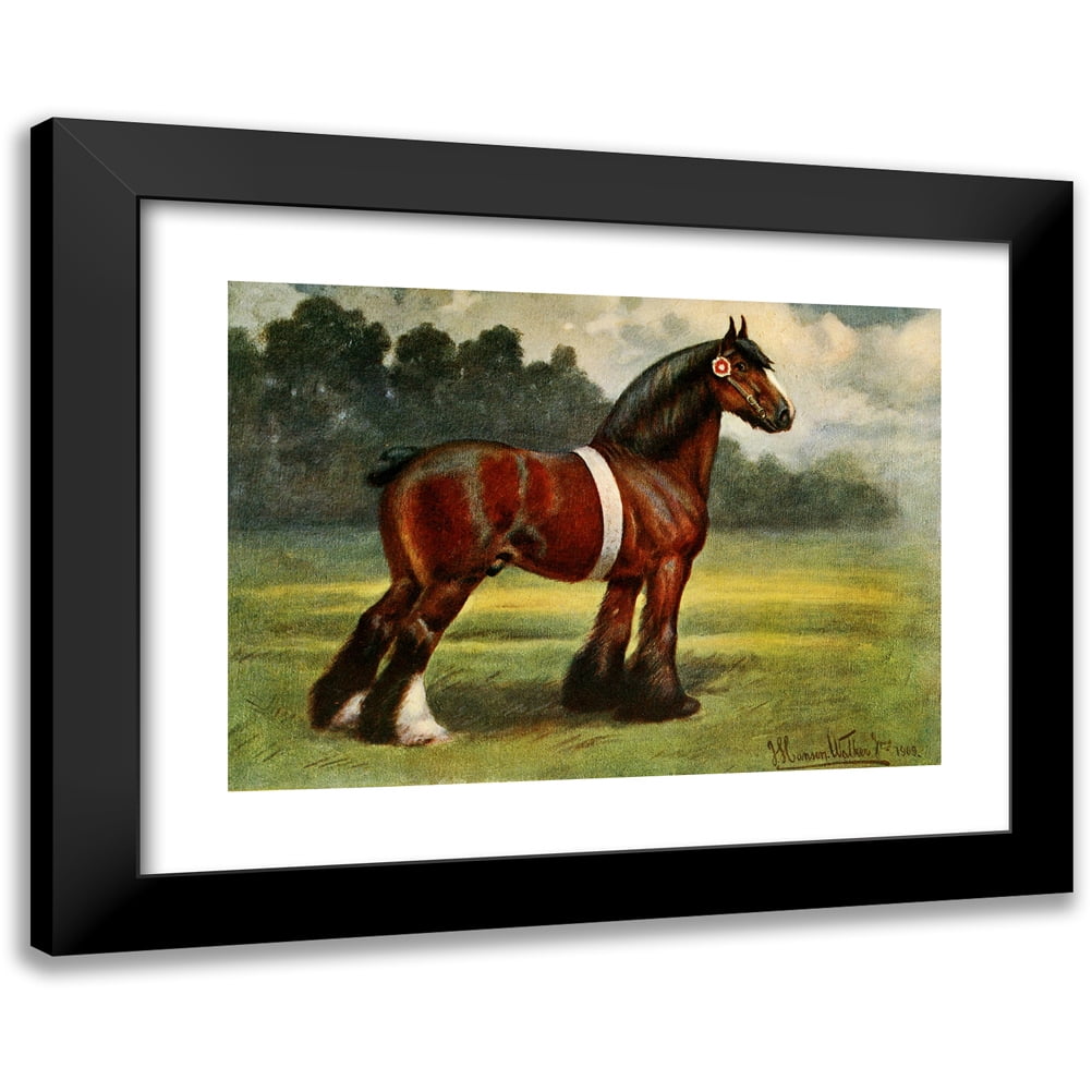 John Hanson Walker Jr. 18x14 Black Modern Framed Museum Art Print ...