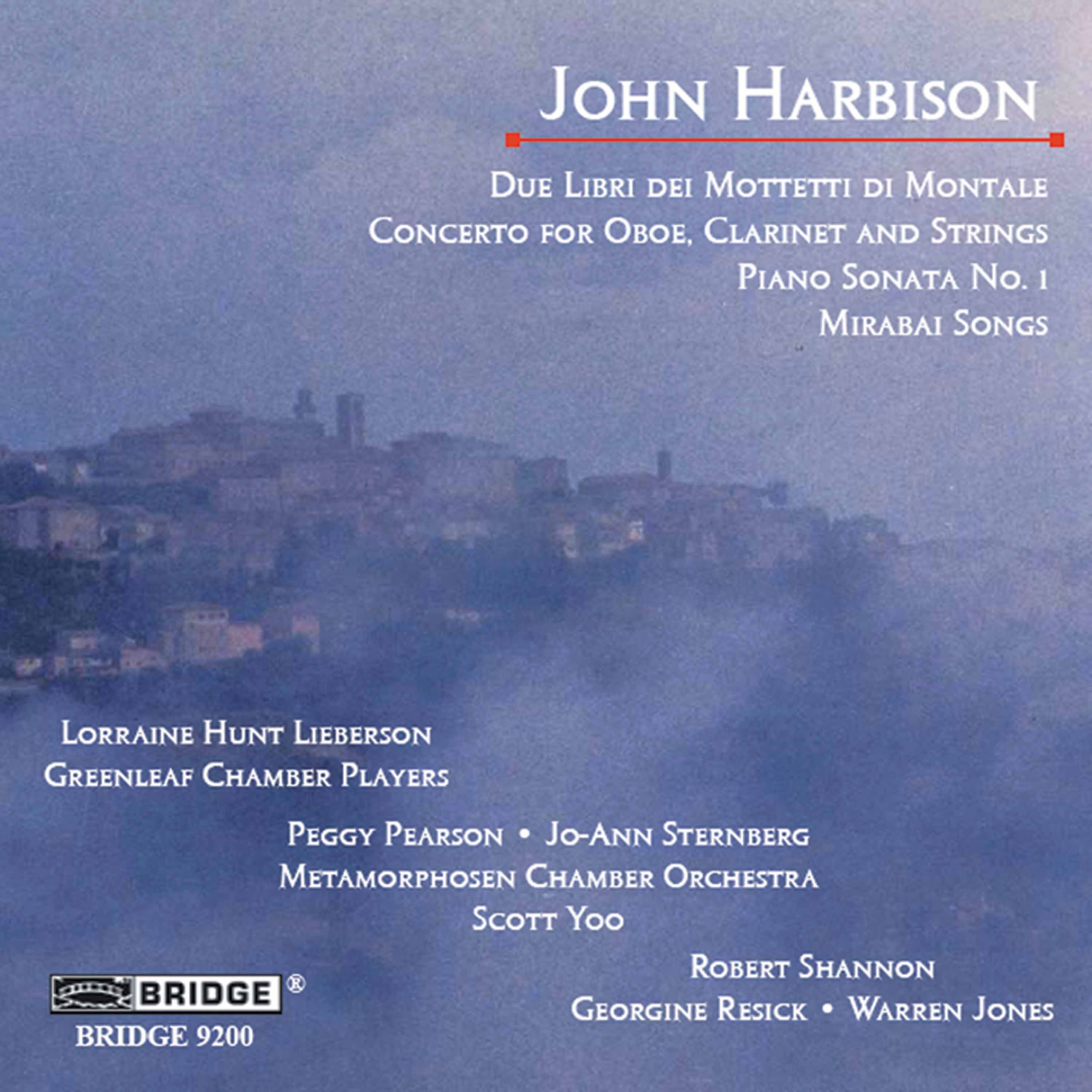 John Harbison - Music of John Harbison 1 - Music & Performance - CD ...