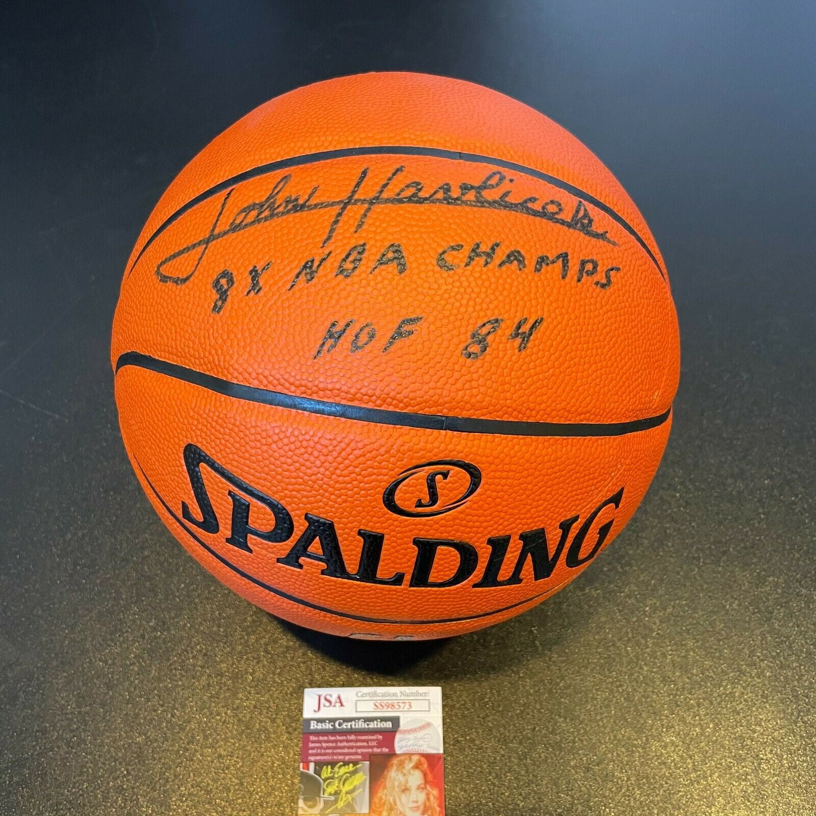 John Havlicek 8x NBA Champs Hall Of Fame 1984 Signed NBA Game ...