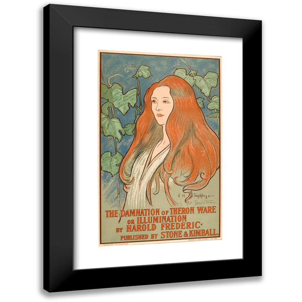 John Henry Twachtman 16x24 Black Modern Framed Museum Art Print Titled ...