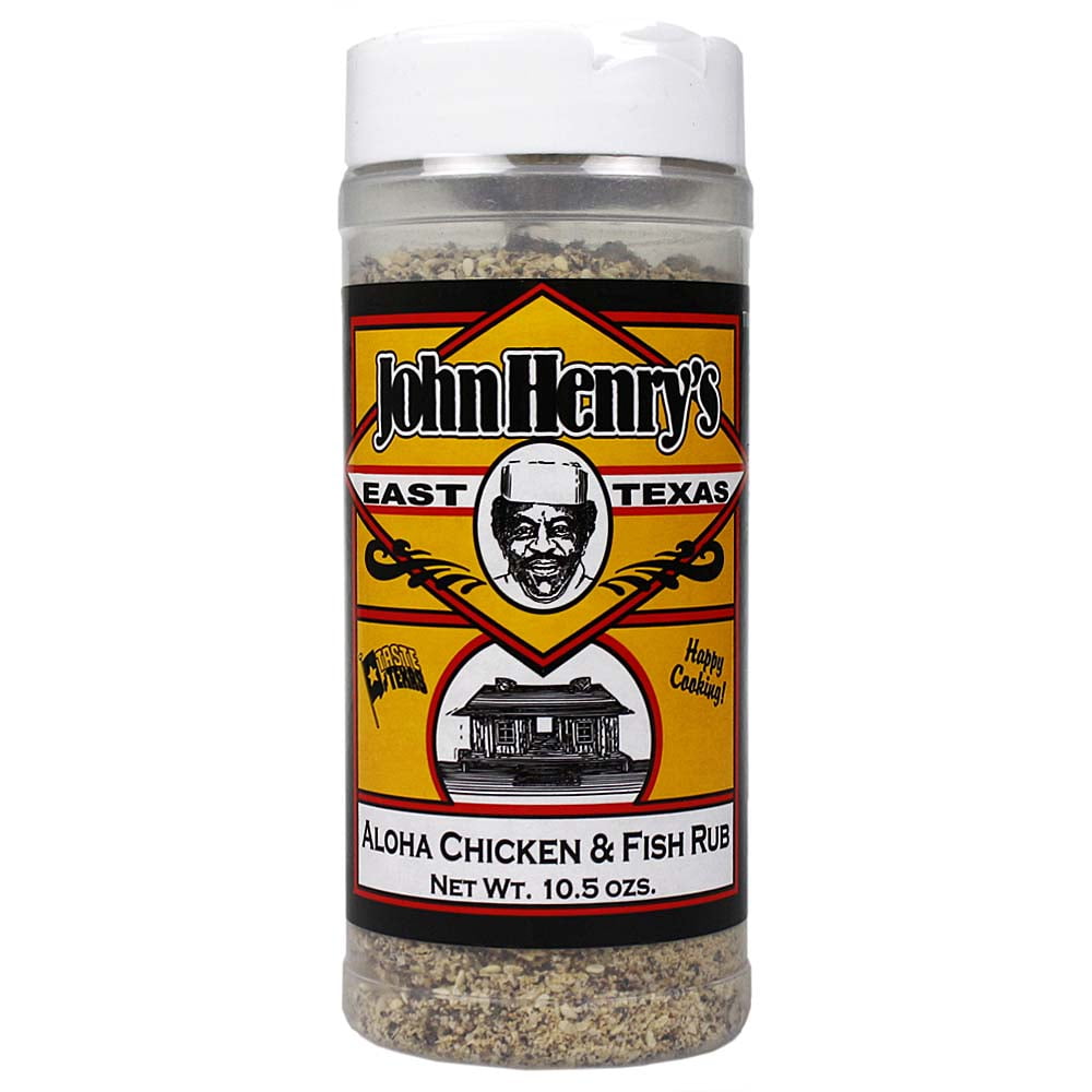 John Henry's Aloha Chicken & Fish Rub Blend Ginger Sesame Garlic 10.5 ...