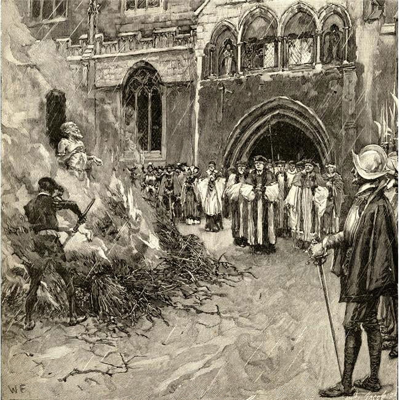 John Hooper C1495-1555 English Bishop of Gloucester & Worcester ...