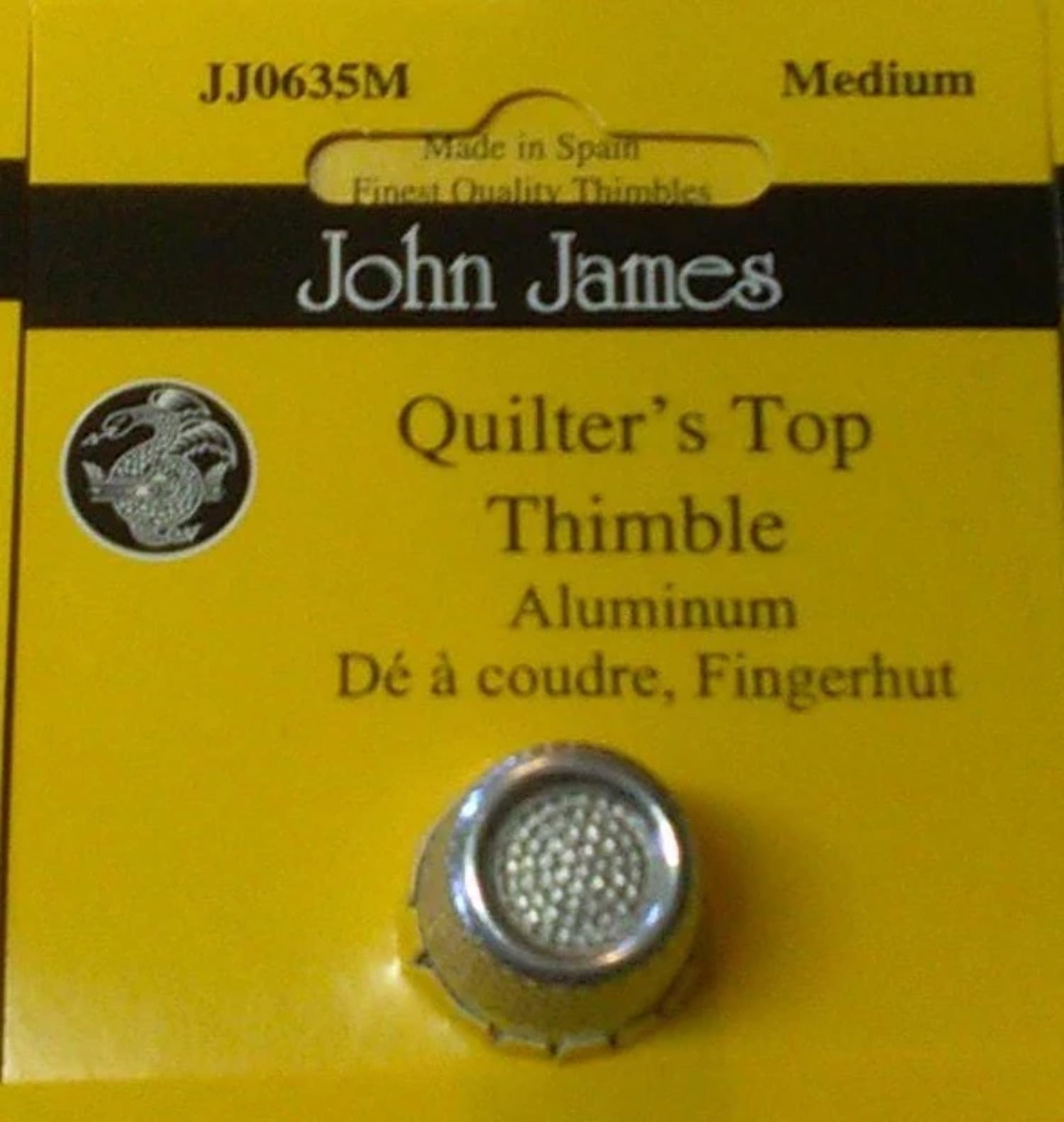 John James Crimp Top Thimble-Medium Size 7 - Walmart.com