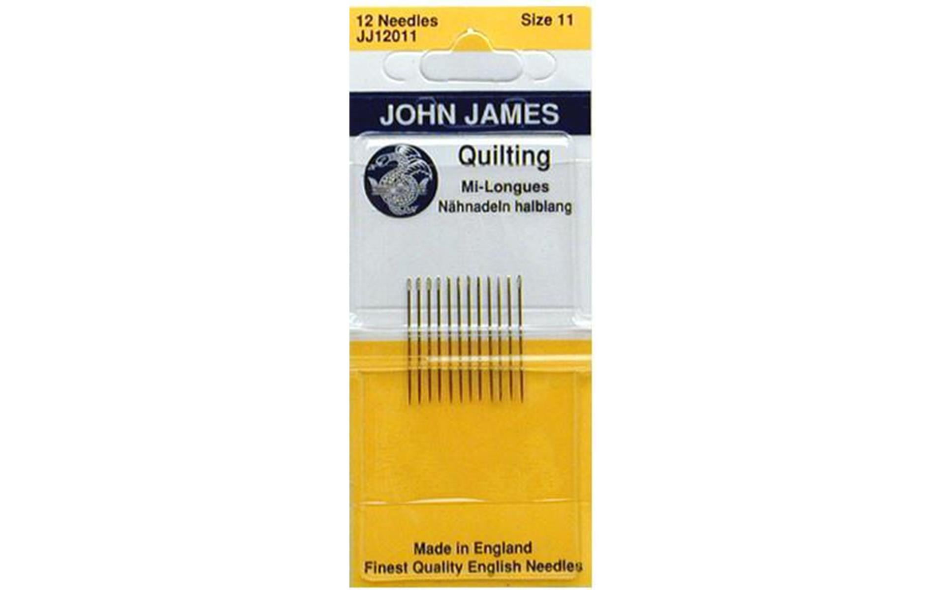 John James Quilting/Betweens Hand Needles-Size 11 12/Pkg - Walmart.com