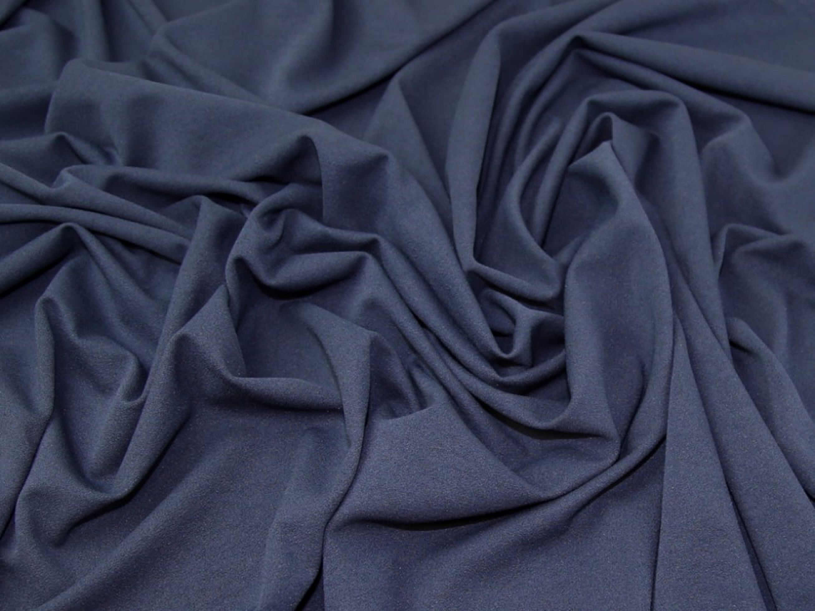 John Kaldor Farne Scuba Crepe Stretch Knit Fabric Navy Blue - per yard - Walmart.com