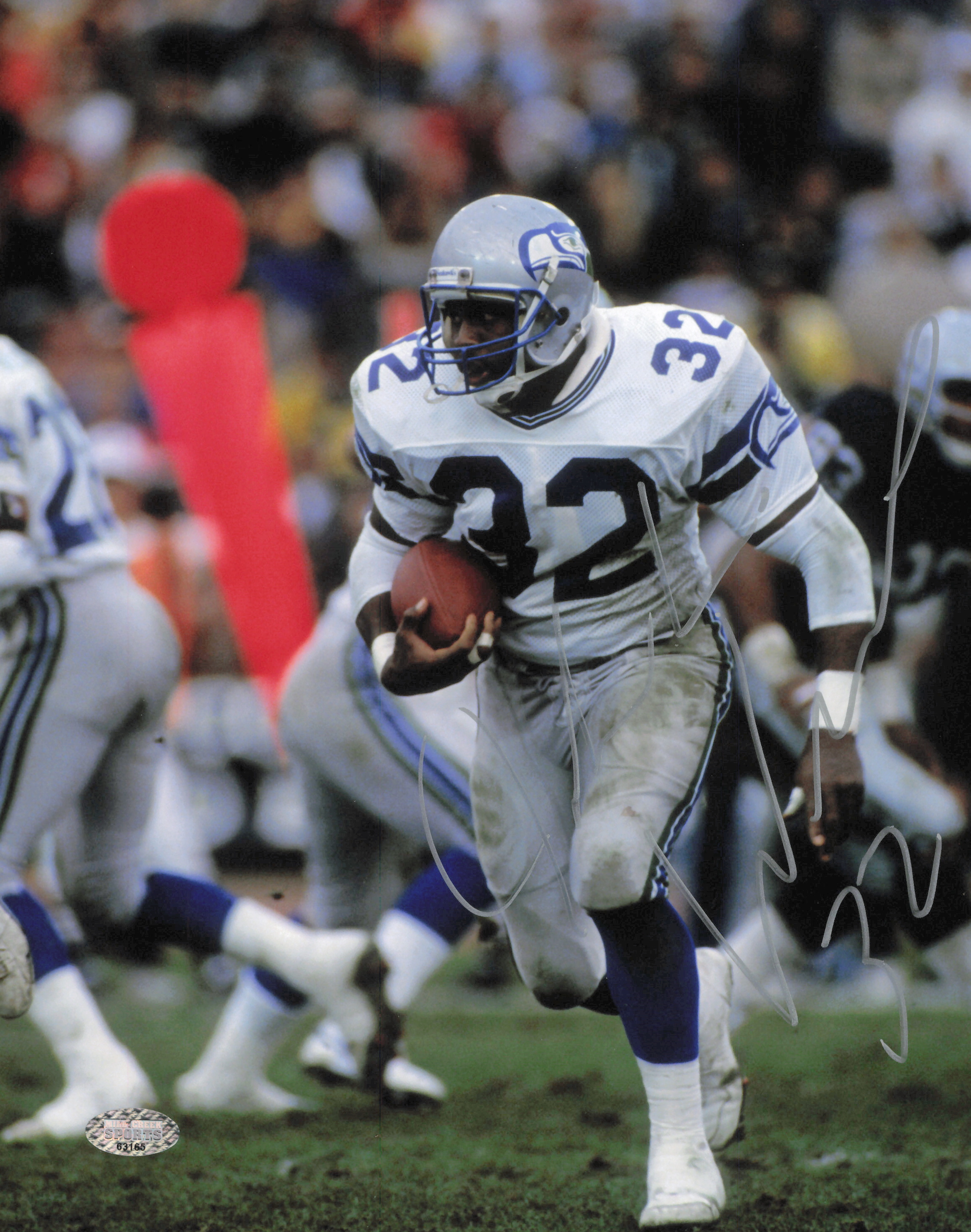 John L. Williams Autographed 8x10 Photo Seattle Seahawks MCS Holo ...