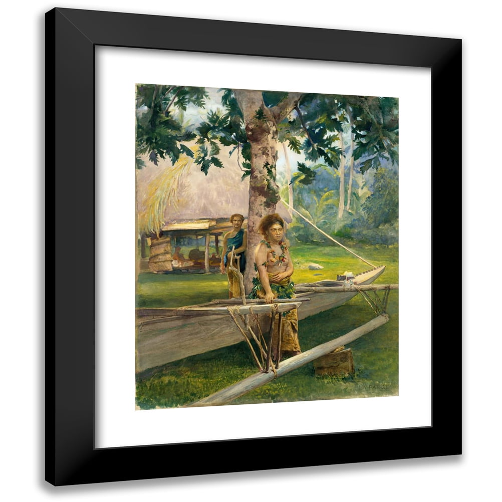 John La Farge 12x14 Black Modern Framed Museum Art Print Titled ...