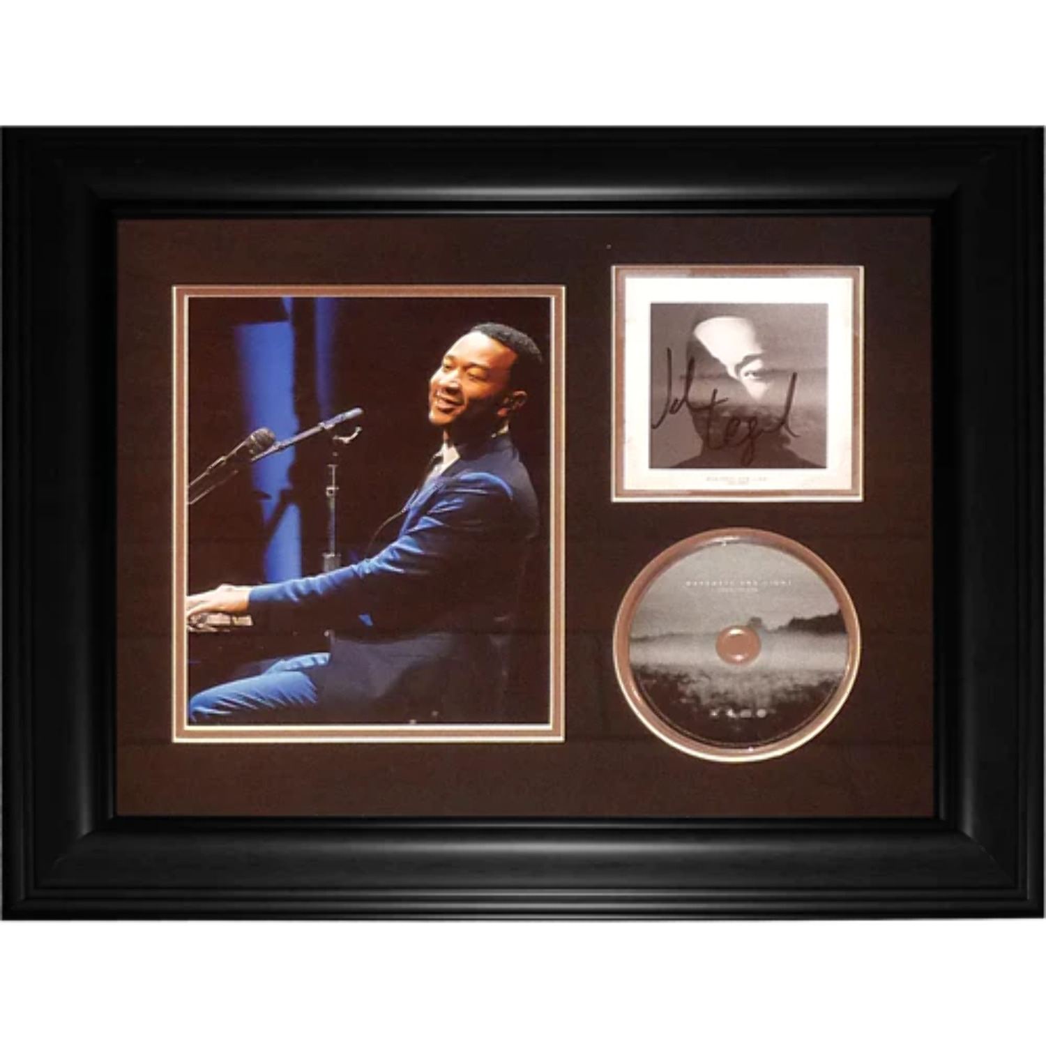 John Legend Autographed Music Deluxe Framed CD Piece - JSA - Walmart.com