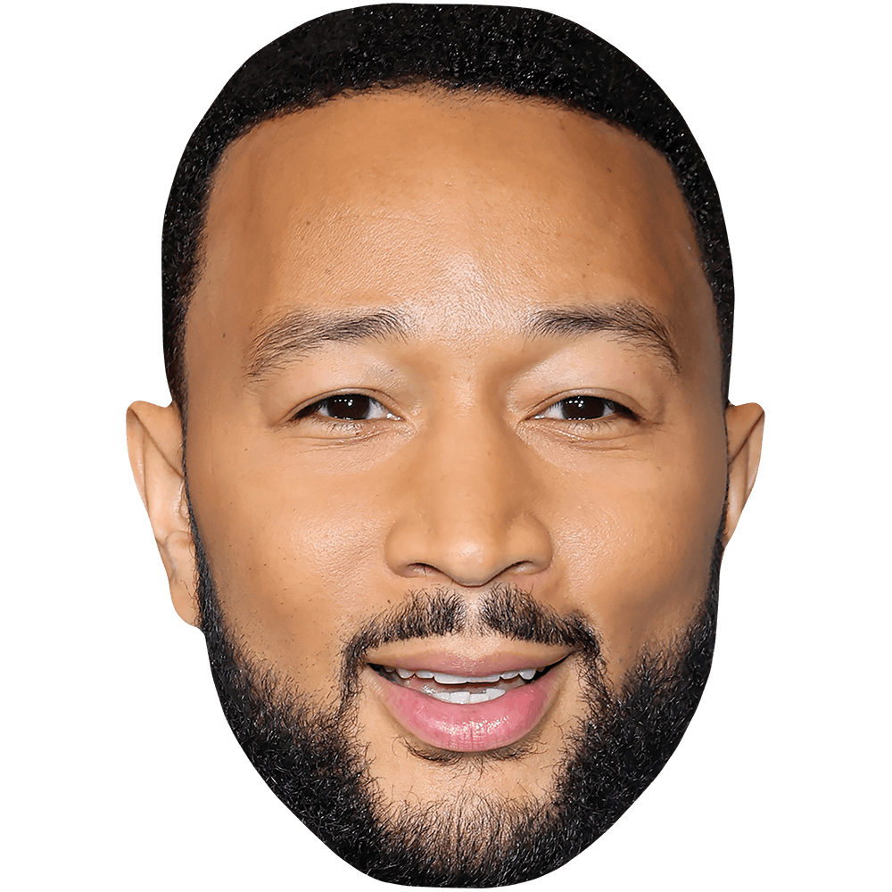 John Legend (Beard) Flat Cardboard Face - Walmart.com