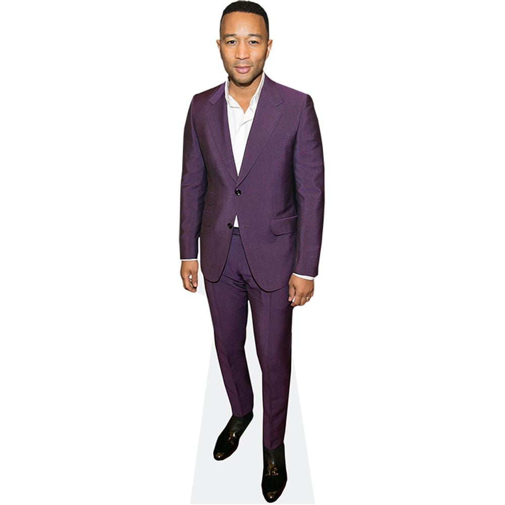 John Legend (Purple Suit) Mini Cardboard Cutout Standee - Walmart.com