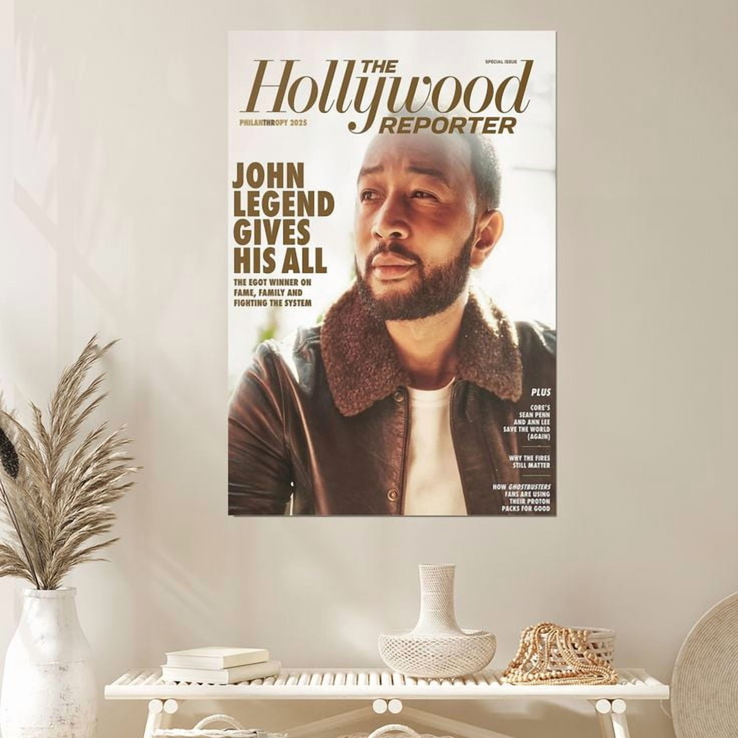 John LegendHollywood Reporter and Social Impact Fund Size 24''x36 ...