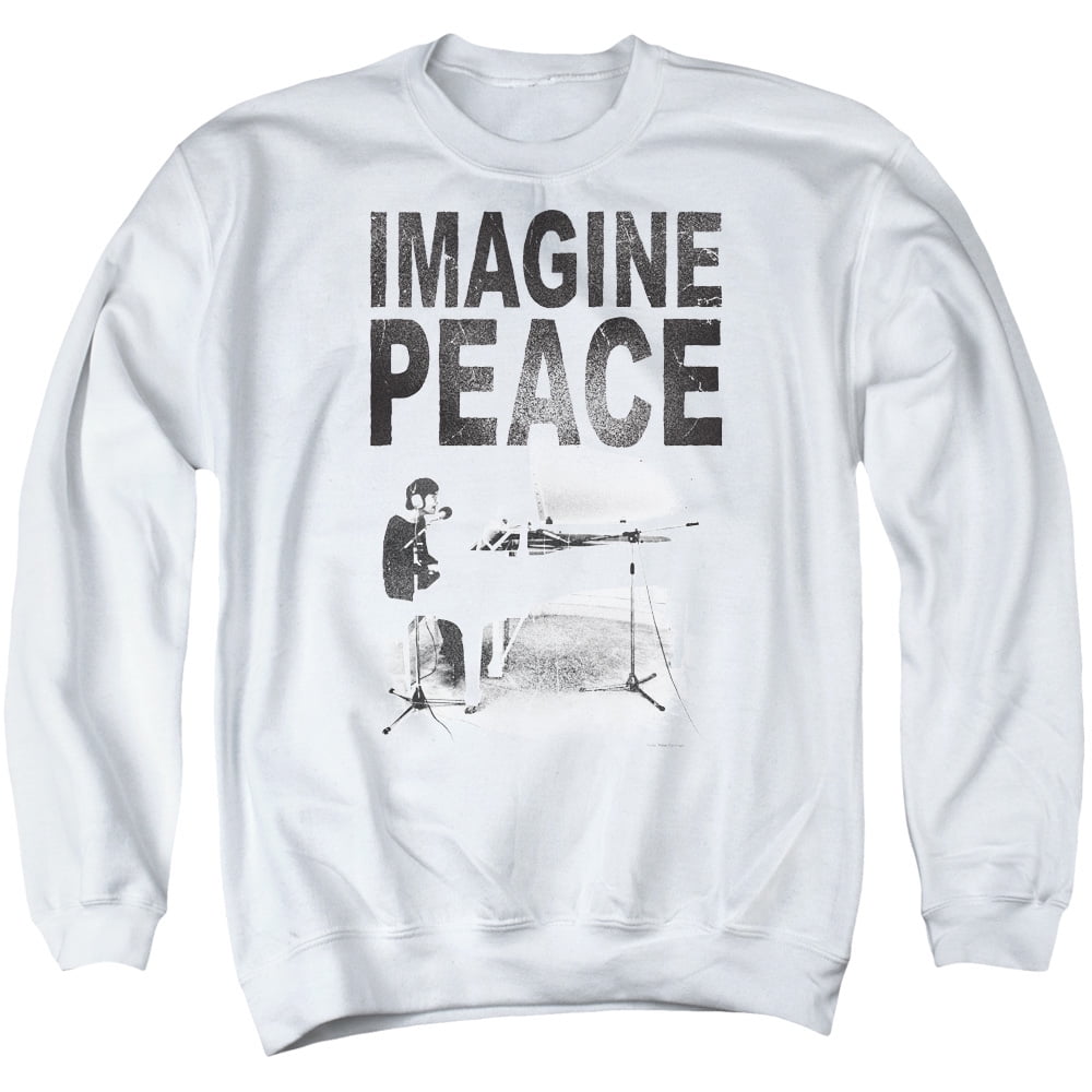 John Lennon Imagine Officially Licensed Adult Crewneck Sweatshirt ...