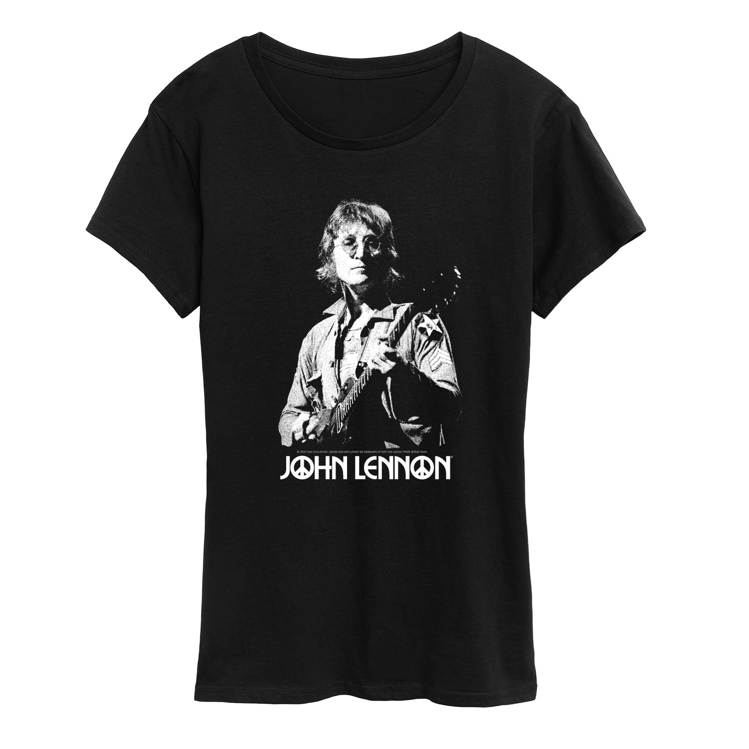 John Lennon - John Lennon Portrait - Women's Short Sleeve Graphic T ...