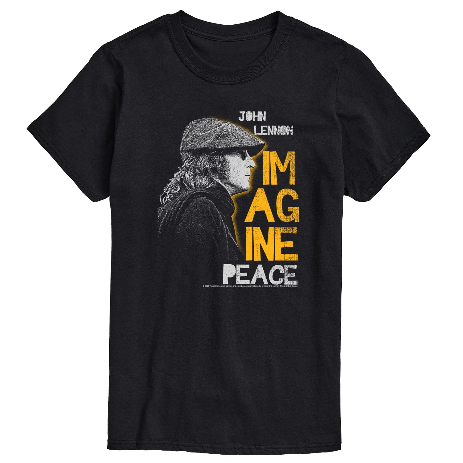 John Lennon - John Lennon Profile - Men's Short Sleeve Graphic T-Shirt - Walmart.com