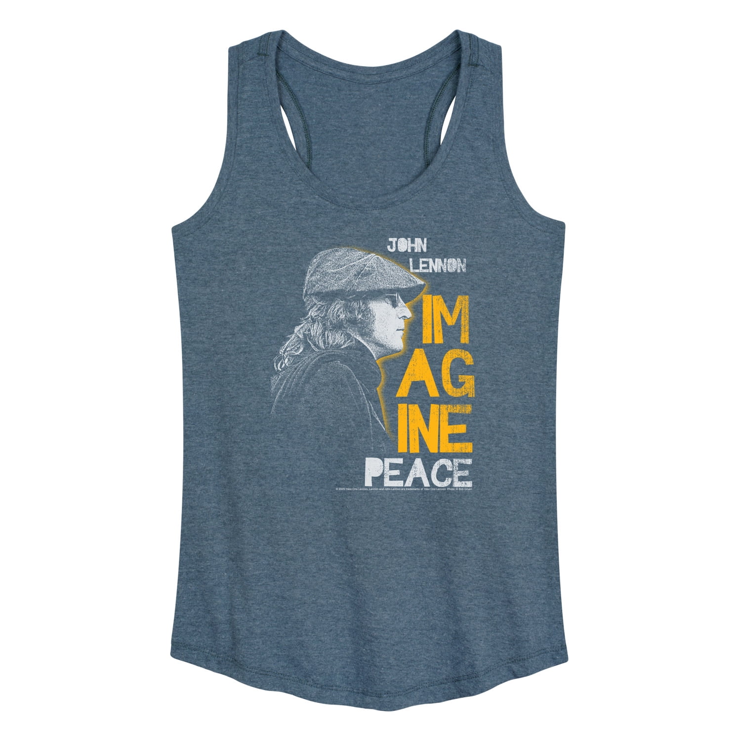 John Lennon - John Lennon Profile - Women's Raceback Tank - Walmart.com