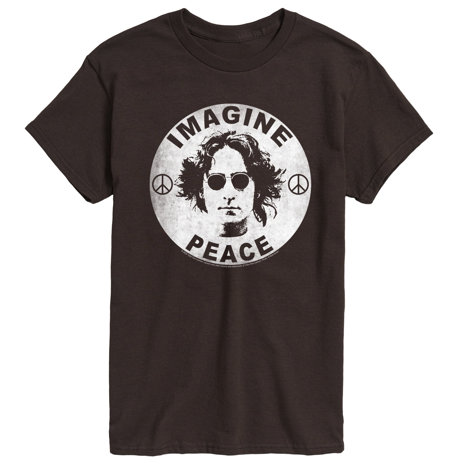 John Lennon - Lennon Imagine Peace - Men's Short Sleeve Graphic T-Shirt ...