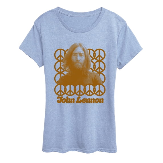 John Lennon - Lennon Peace Portrait - Women's Short Sleeve Graphic T ...