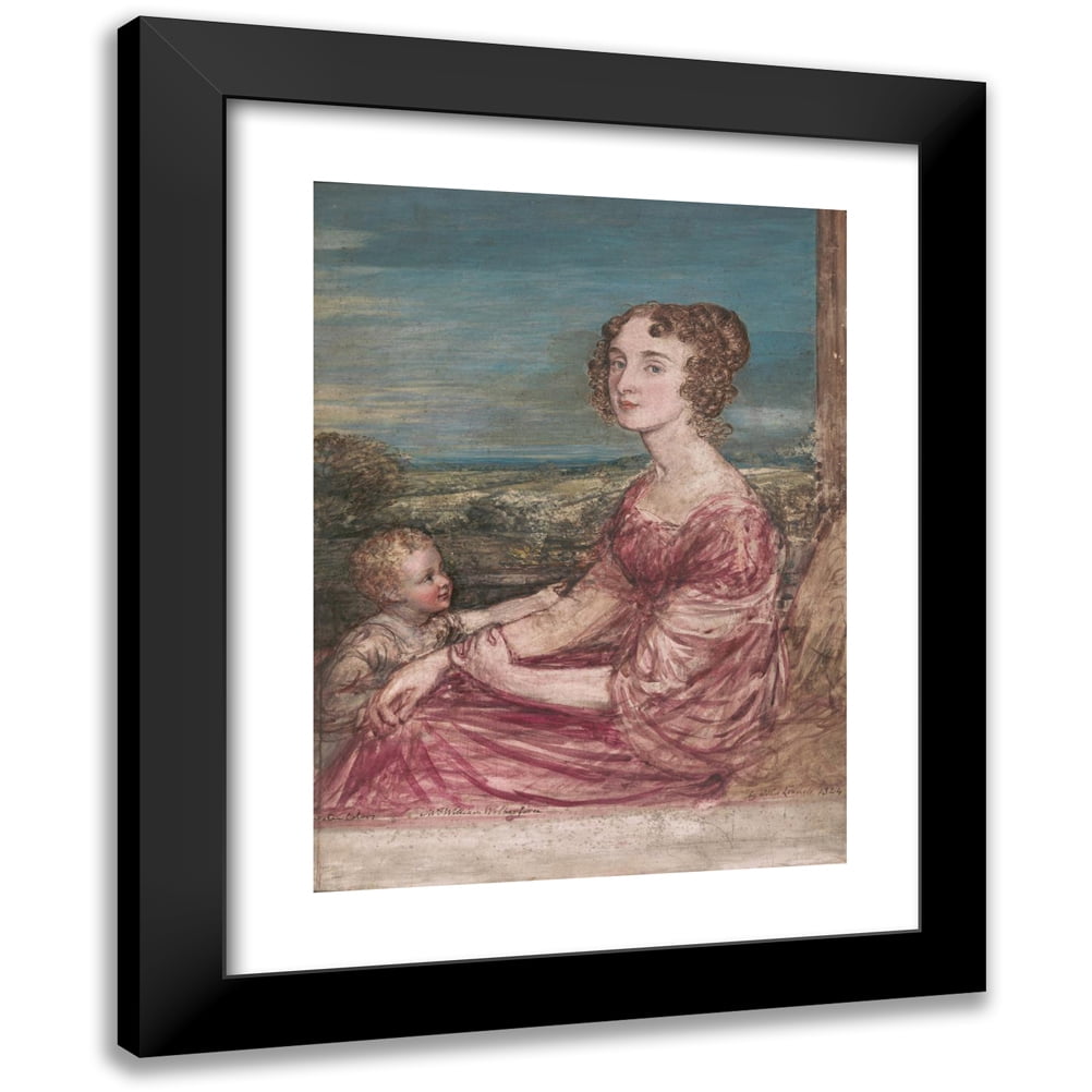 John Linnell 11x14 Black Modern Framed Museum Art Print Titled - Mrs ...