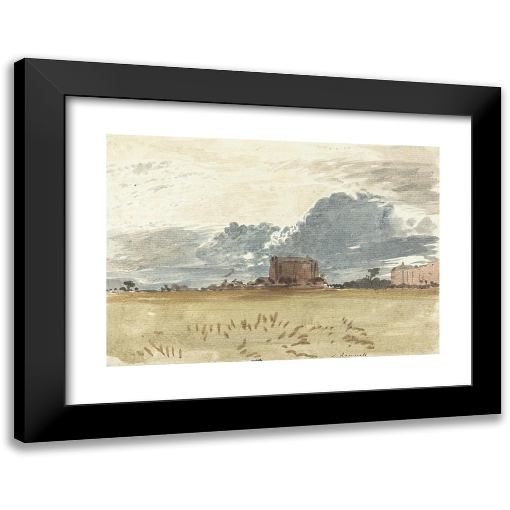 John Linnell 14x11 Black Modern Framed Museum Art Print Titled - A View ...