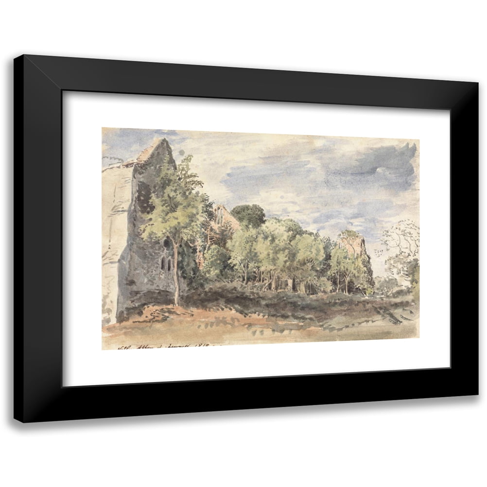 John Linnell 18x14 Black Modern Framed Museum Art Print Titled - Netley ...