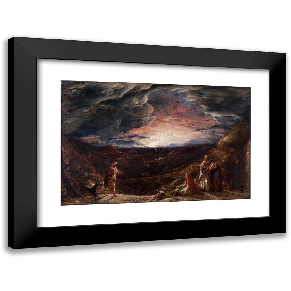 John Linnell 24x17 Black Modern Framed Museum Art Print Titled - Noah ...