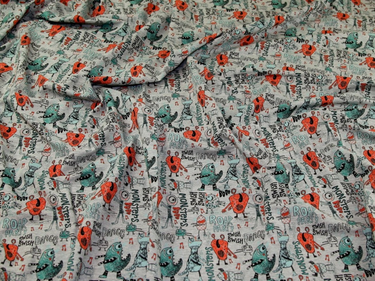 John Louden Loop Back French Terry Stretch Knit Fabric Grey - per yard ...