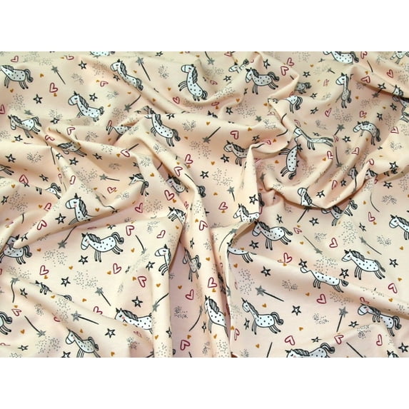 John Louden Lurex Loop Back French Terry Stretch Knit Fabric Peach ...