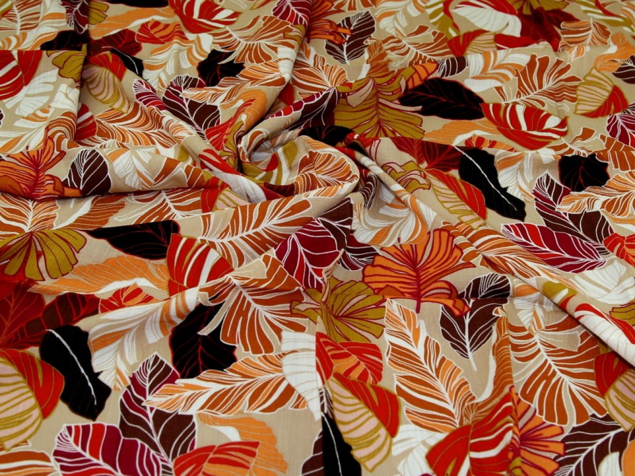 John Louden Rayon Crinkle Crepe Fabric Red - per yard - Walmart.com
