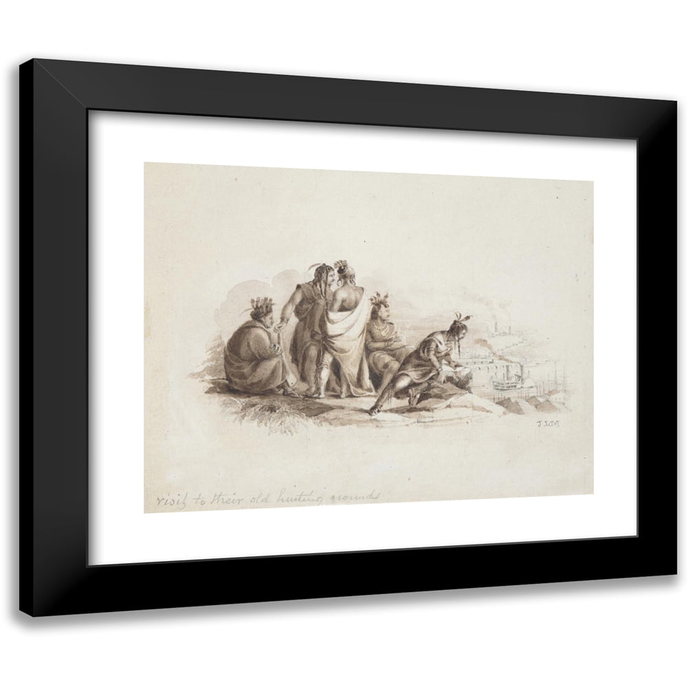 John Ludlow Morton 14x12 Black Modern Framed Museum Art Print Titled ...