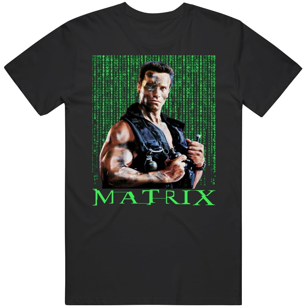 John Matrix Commando Parody Mash Up Funny Fan T Shirt - Walmart.com