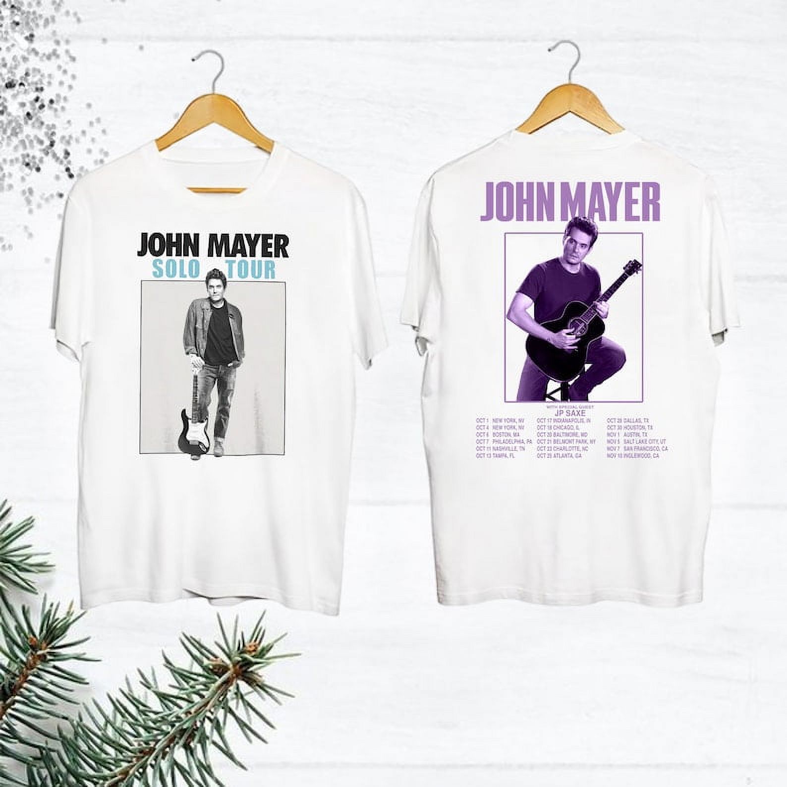 John Mayer Tour Merch, John Mayer Solo Tour 2023 T-Shirt, 90s Vintage ...
