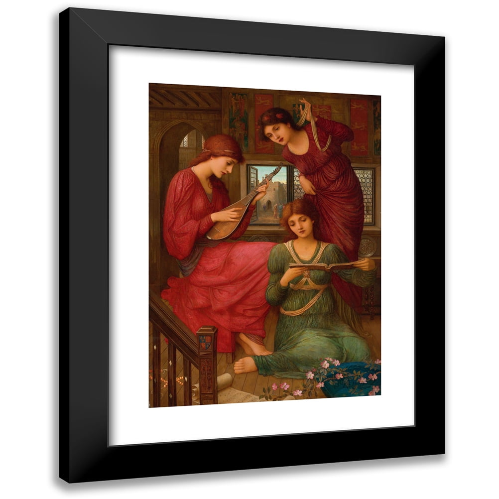 John Melhuish Strudwick 11x14 Black Modern Framed Museum Art Print ...
