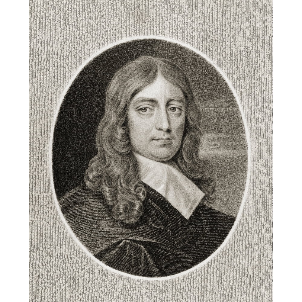 John Milton 1608-1674. English Poet. From The Book _Gallery Of ...