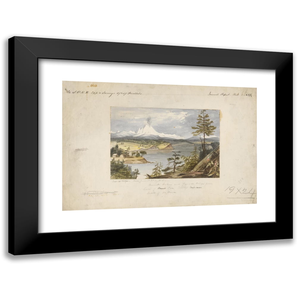 John Mix Stanley 14x11 Black Modern Framed Museum Art Print Titled - Mt ...