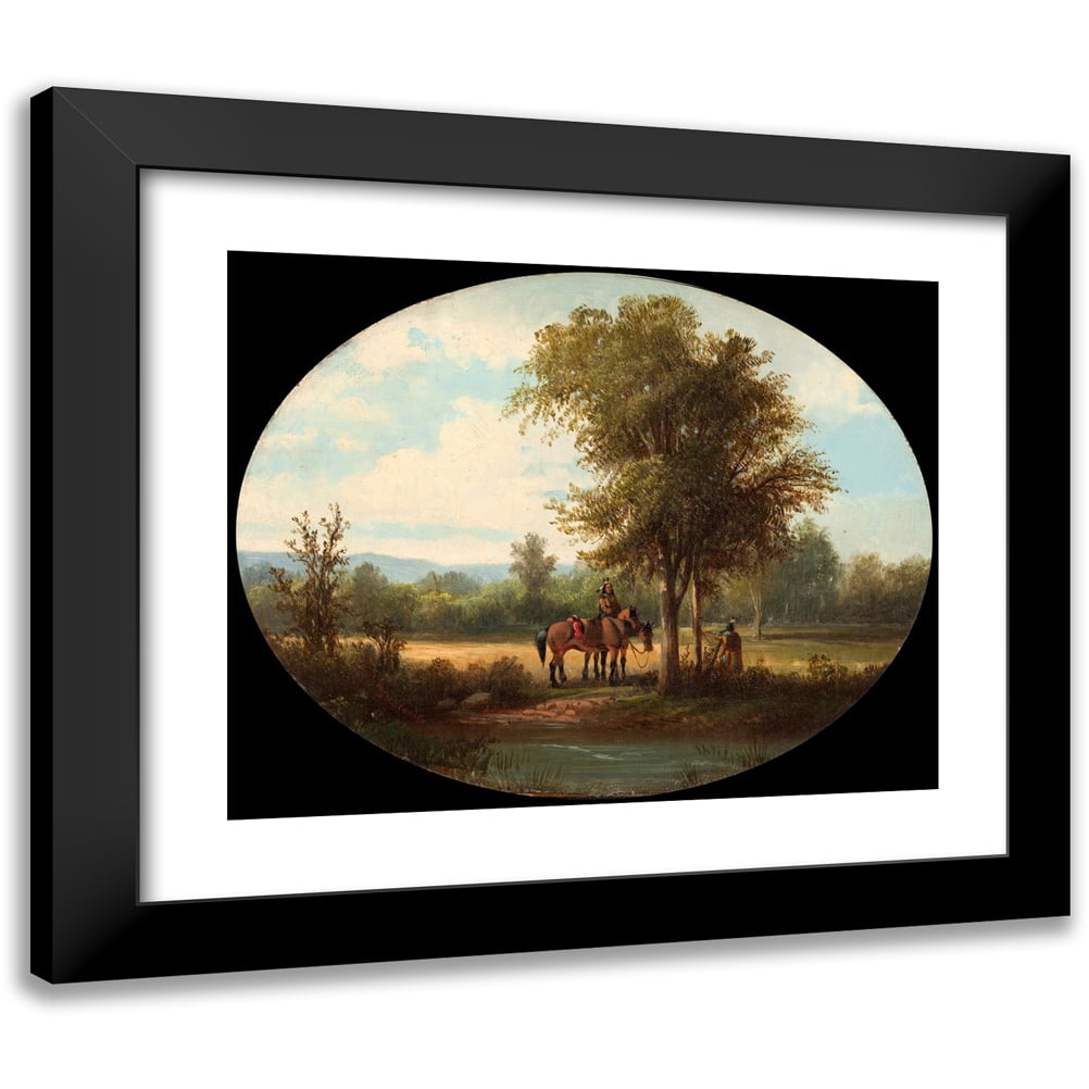John Mix Stanley 14x12 Black Modern Framed Museum Art Print Titled - A ...