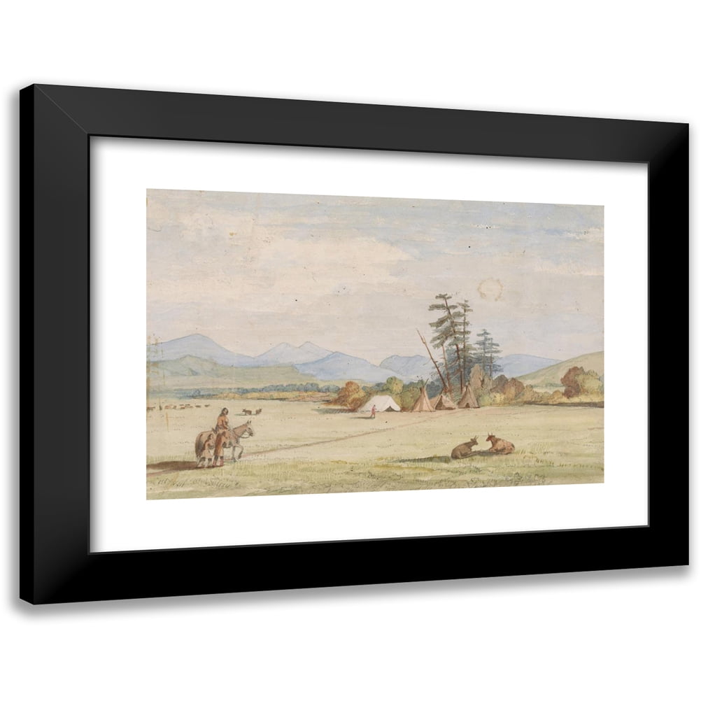 John Mix Stanley 24x18 Black Modern Framed Museum Art Print Titled ...