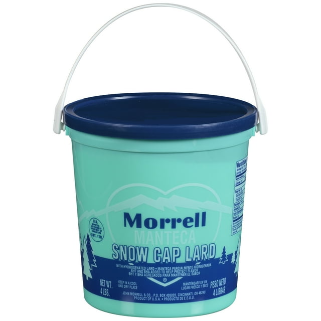 John Morrell Morrell Snow Cap Lard, 4 lb - Walmart.com
