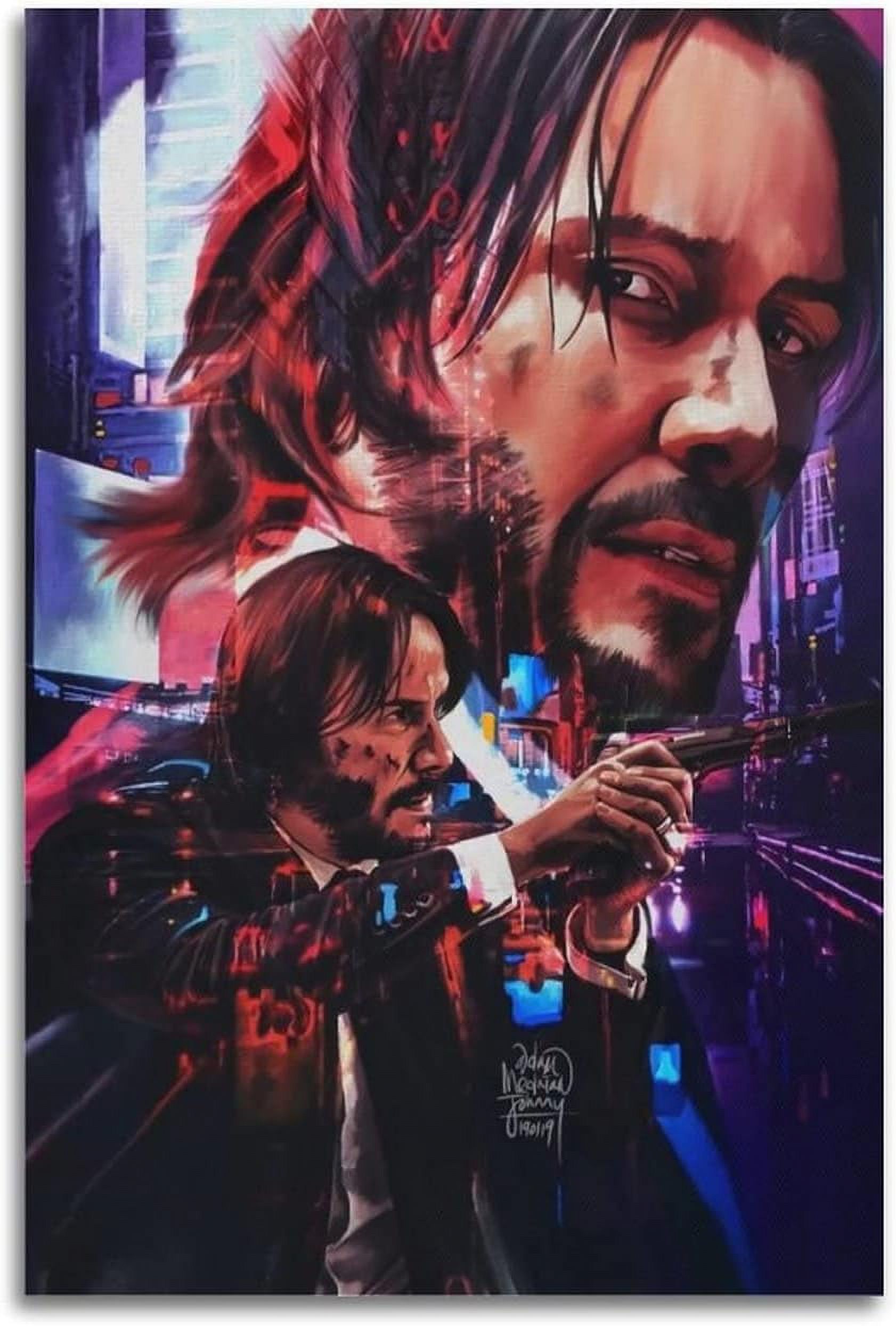 John Movie Wick Poster Posters for Room Aesthetic 90s Decorative ...