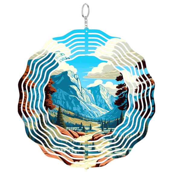 John Muir Trail 3D Wind Spinner Stainless Steel Kinetic Art Garden ...