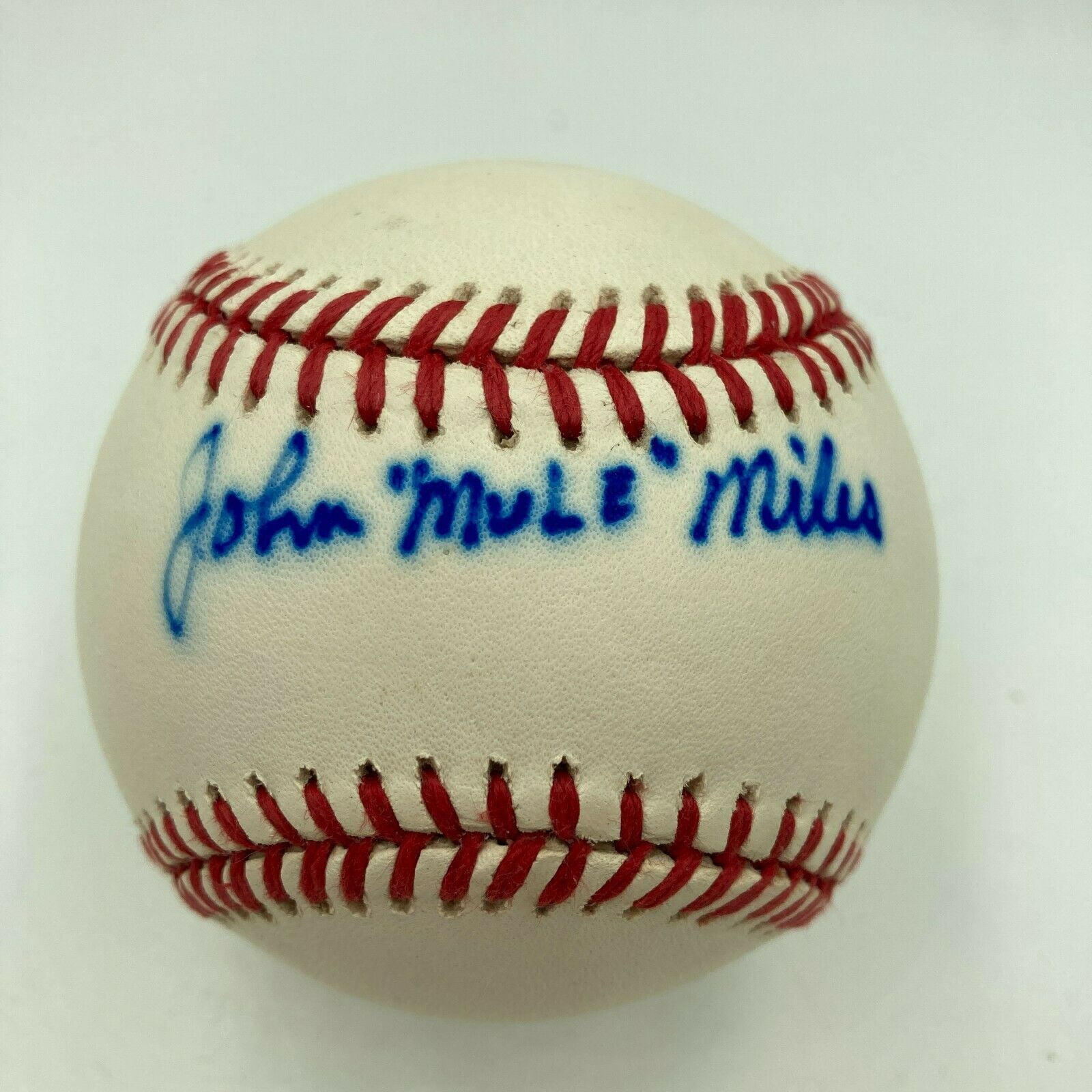 John Mule Miles Signed Official Major League Baseball Negro League Legend JSA - Walmart.com