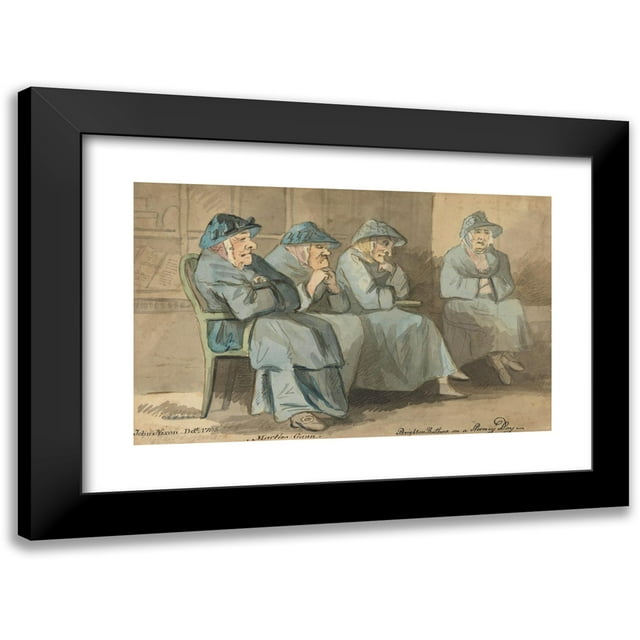 John Nixon 14x11 Black Modern Framed Museum Art Print Titled - Martha ...